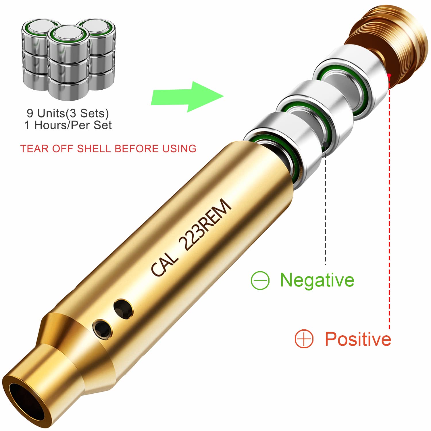 Snapklik.com : Marmot Bore Sight Cal .223 Rem 5.56mm Boresight 223 Bore ...