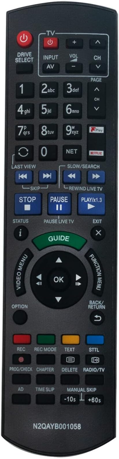 New N2QAYB001058 Remote Control Replacement n2qayb001058 Replaced ...