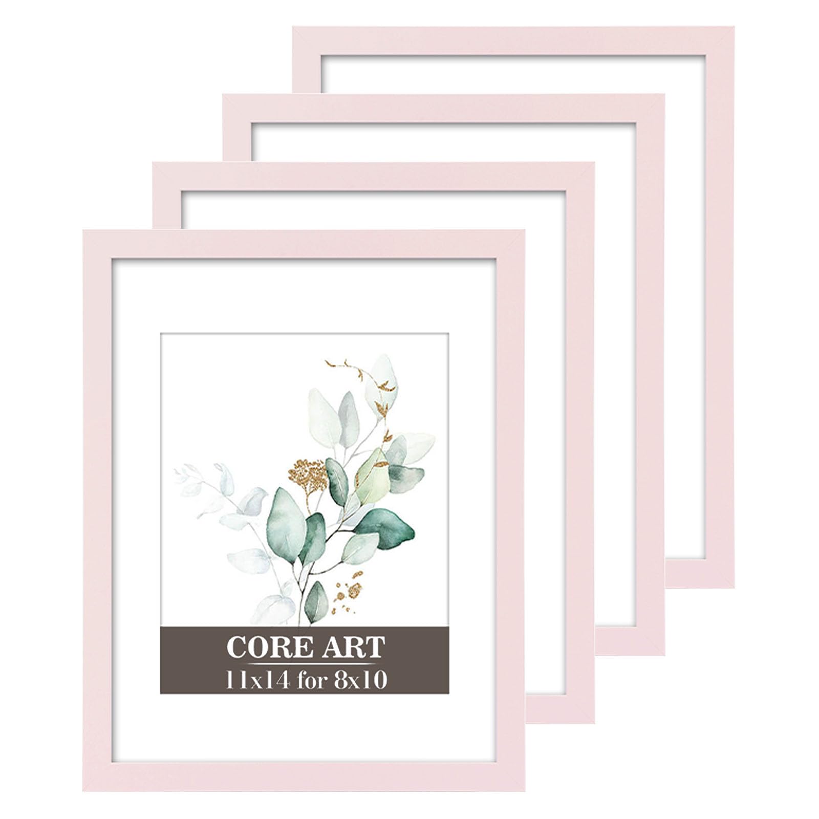 Amazon.com - CORE ART 11x14 Picture Frame, Pink Picture Frames 8x10 ...