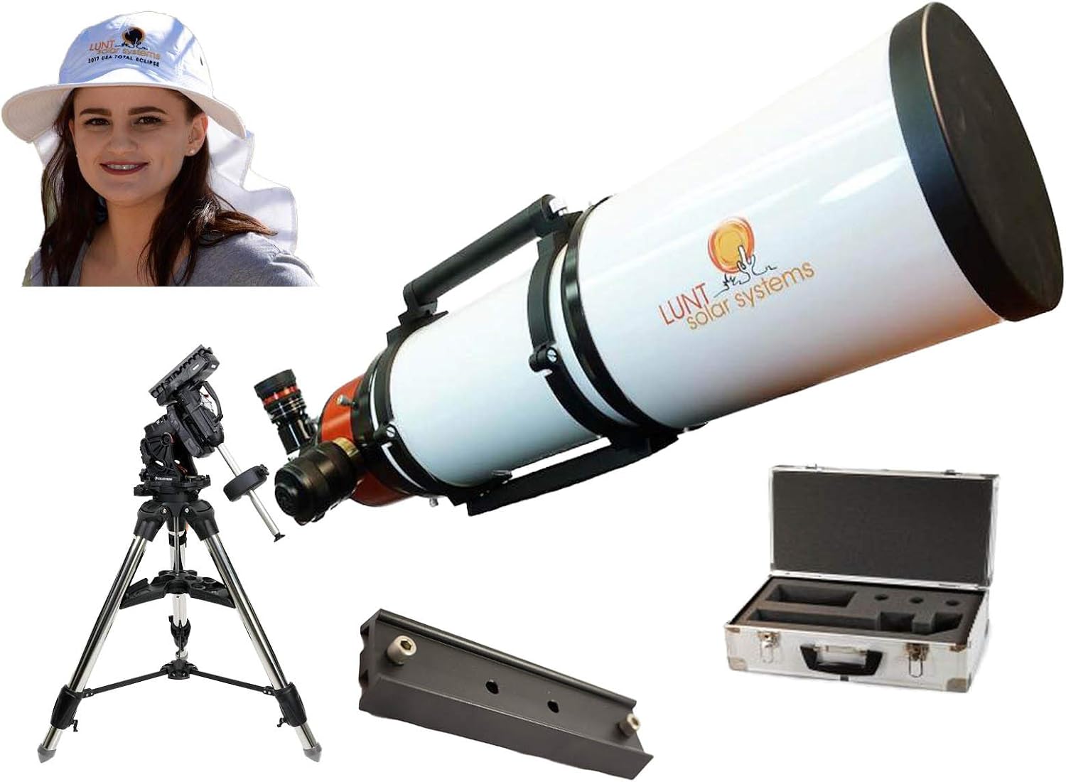 Amazon.com : Lunt Solar Systems 152mm H-Alpha Solar Telescope Pro ...