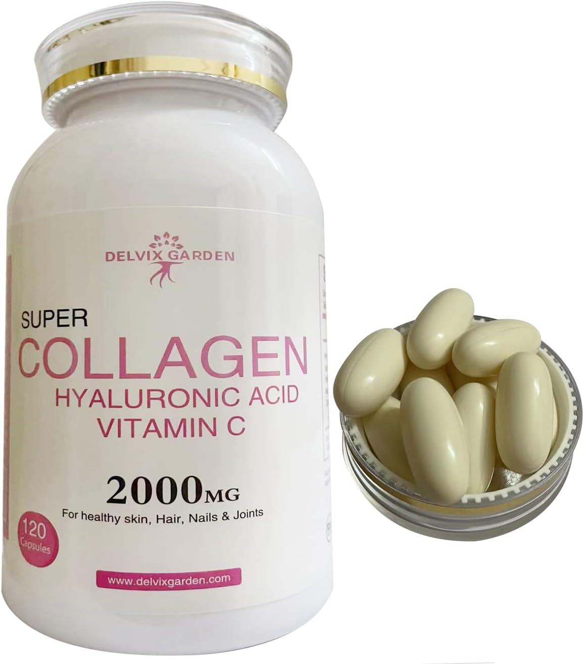 Amazon.com: Amazon Brand - Revly Collagen Complex with Hyaluronic Acid ...