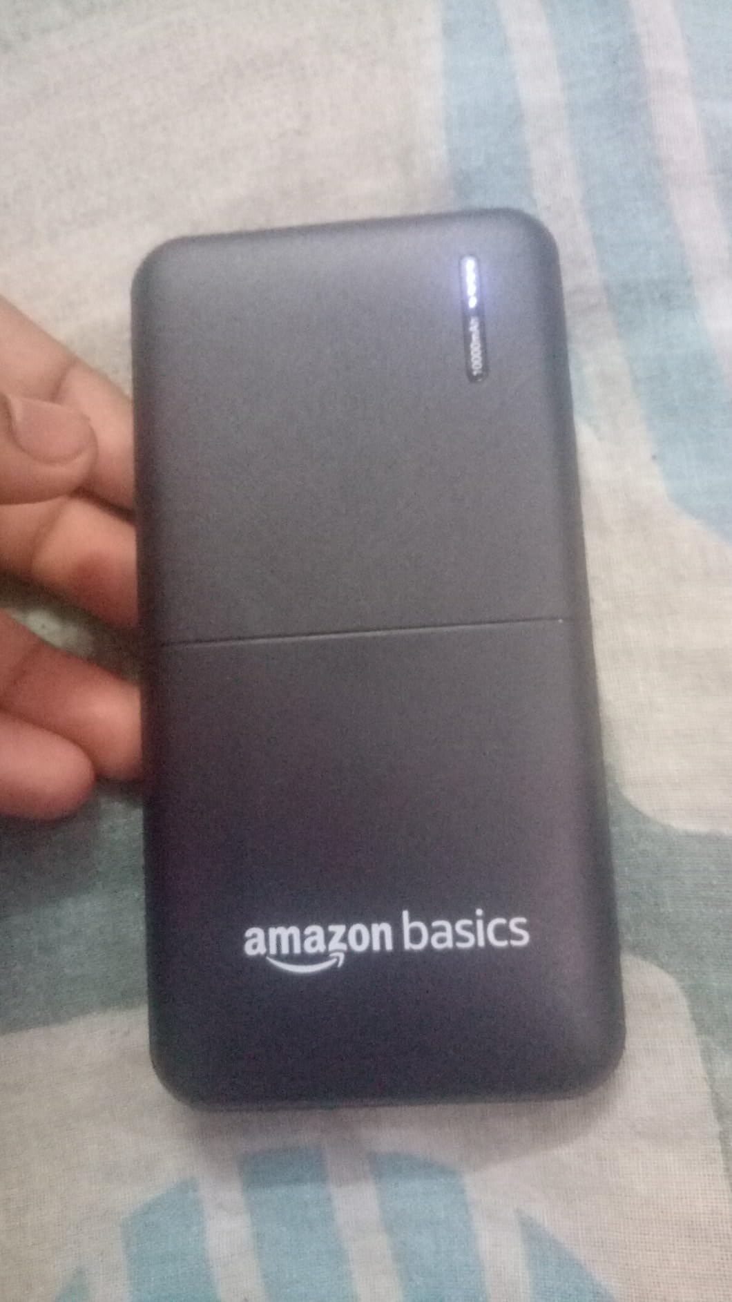 Amazon Basics 10000 mAh Lithium Polymer Power Bank | Dual Input (Type C, Micro USB), Dual Output ...