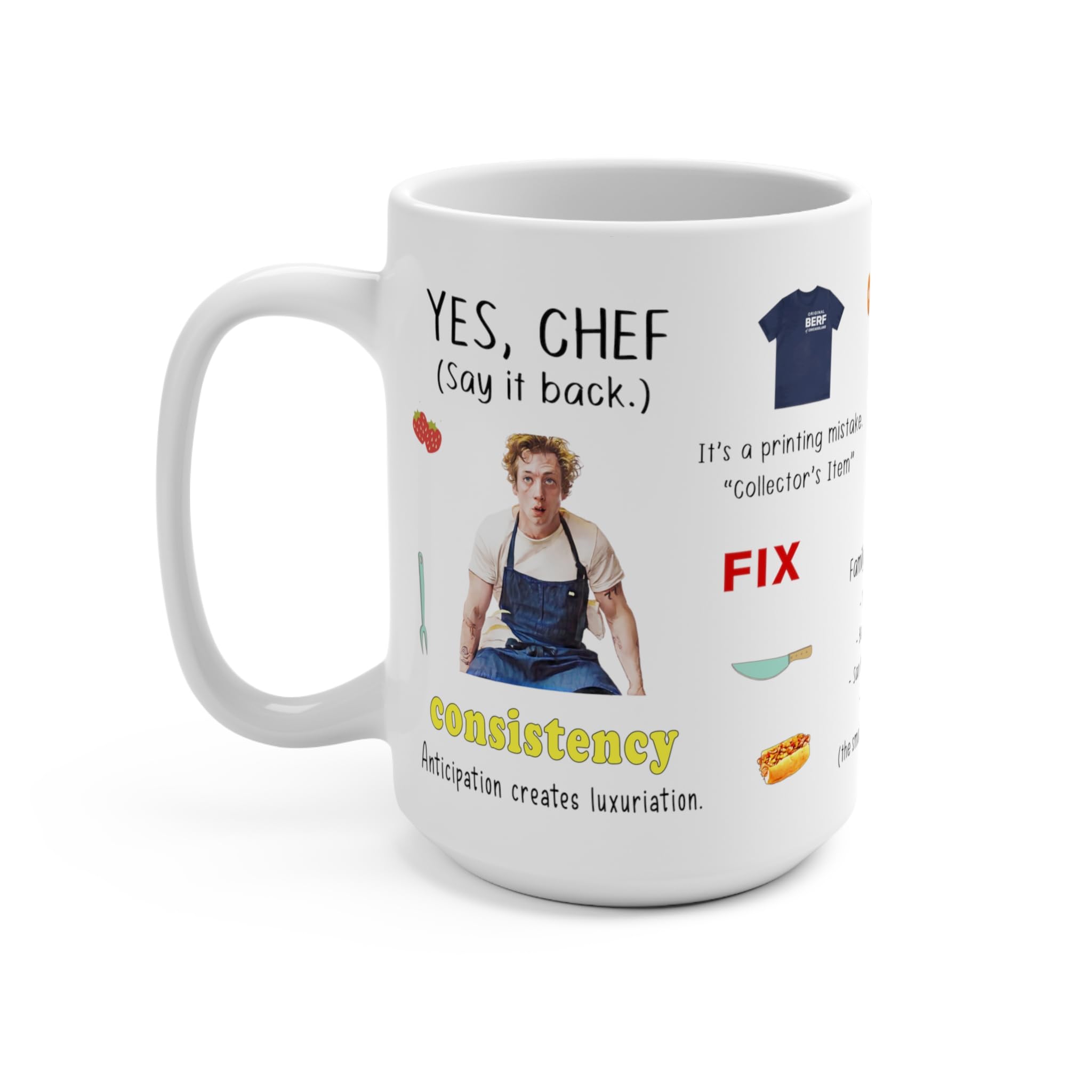 Amazon.com | Generic Yes Chef Mug The Original Beef of Chicagoland Mug ...