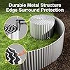 Amazon.com : Land Guard Corrugated Garden Edging Border,12" x 50 ...