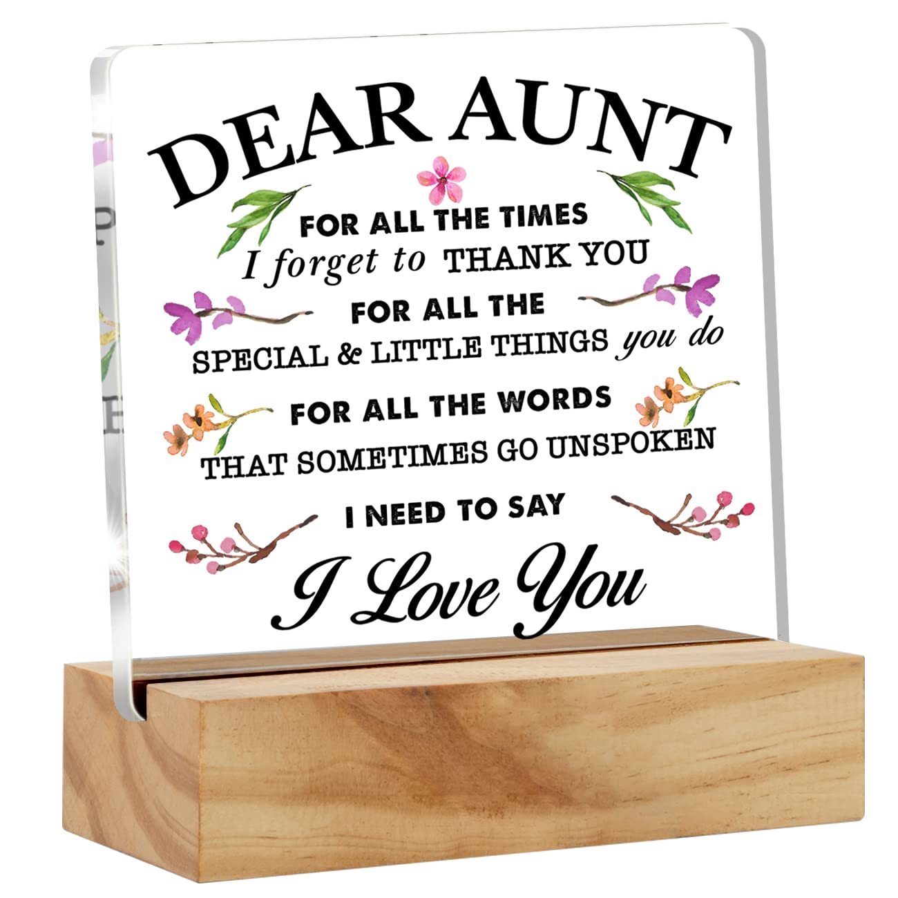 Snapklik.com : Aunt Gifts From Niece Nephew, Best Aunt Desk Decor ...
