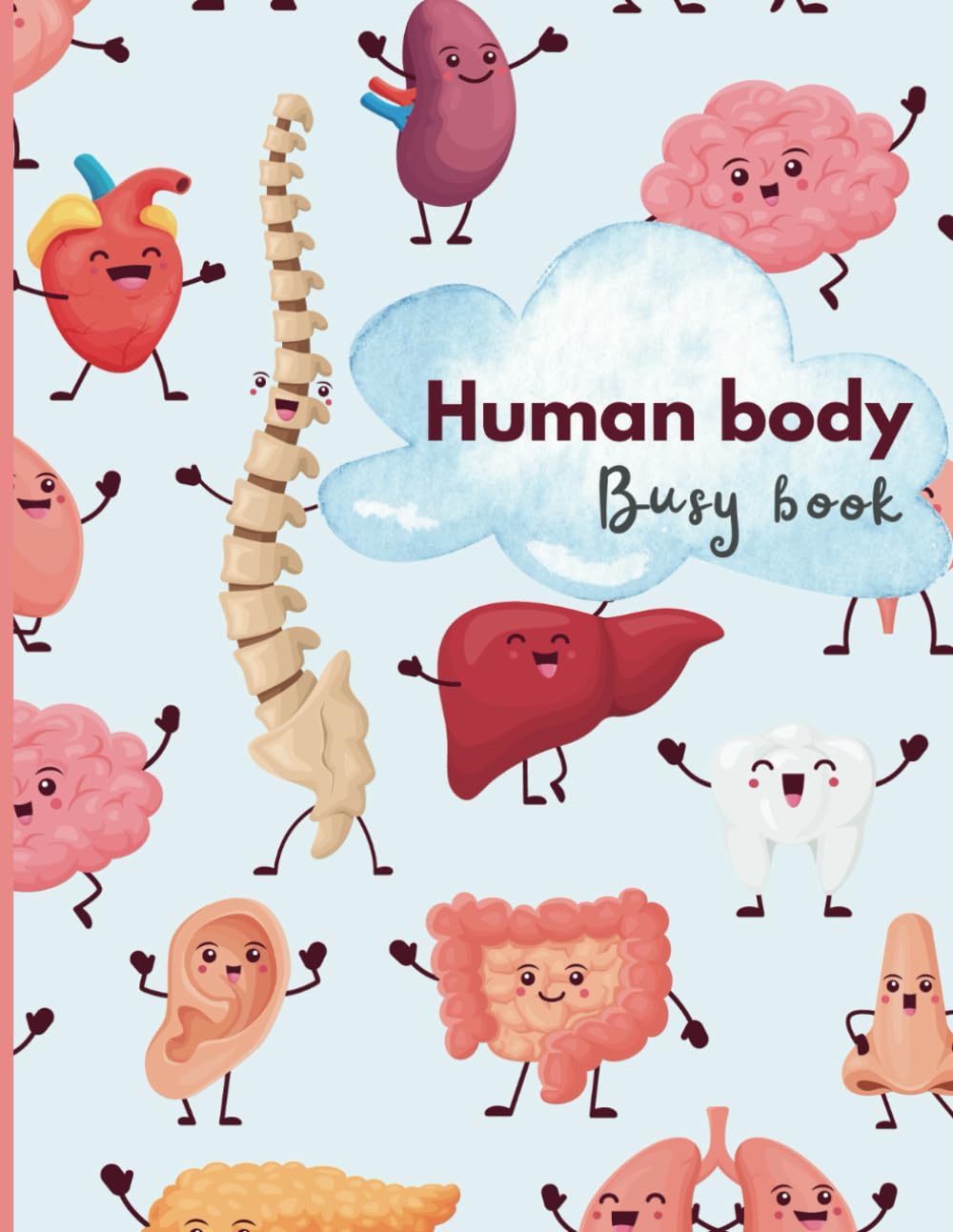 Human Body Anatomy Busy Book, Printable Preschool Worksheets ...