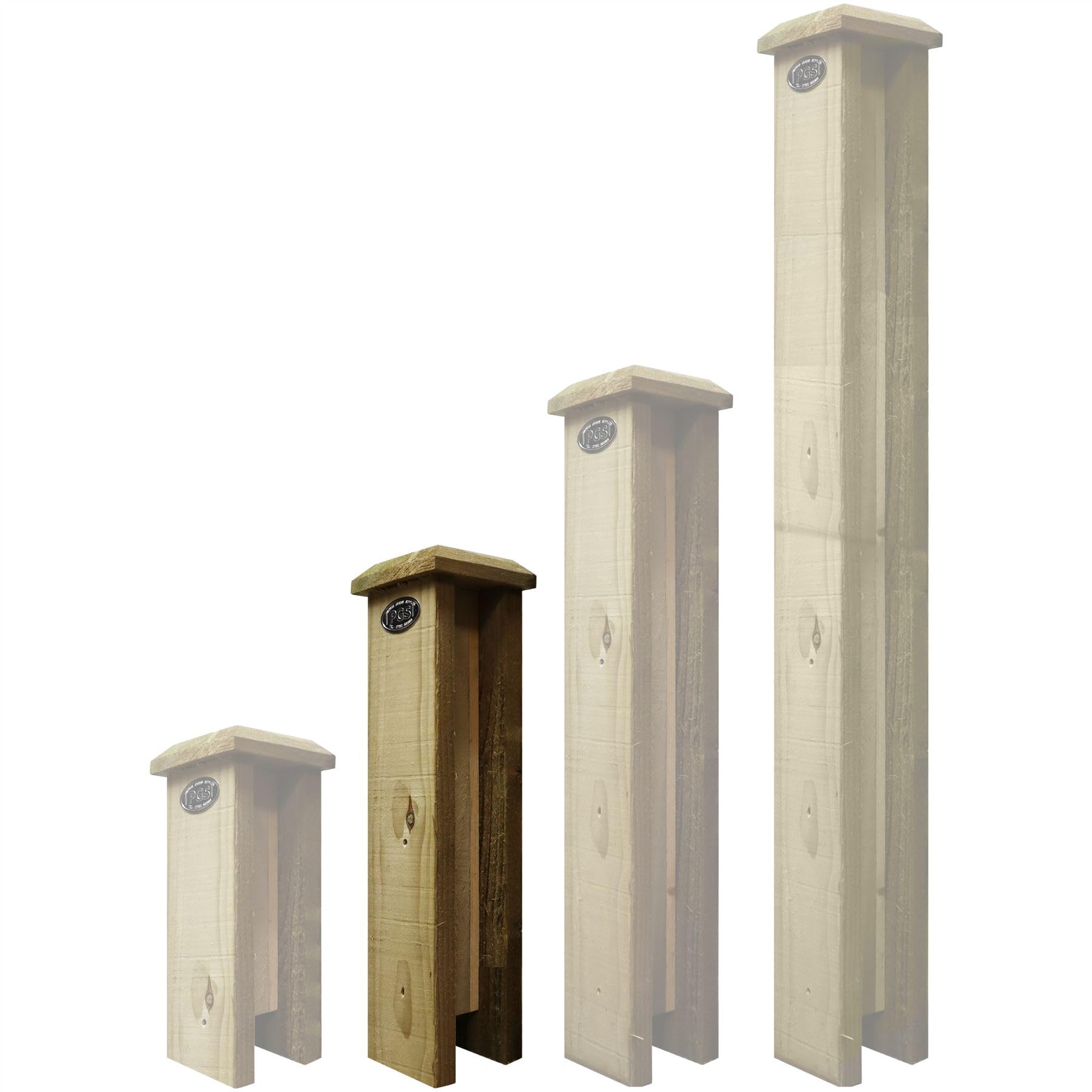 Premier Garden Supplies Concrete Post Extenders (2-WAY STRAIGHT) W ...