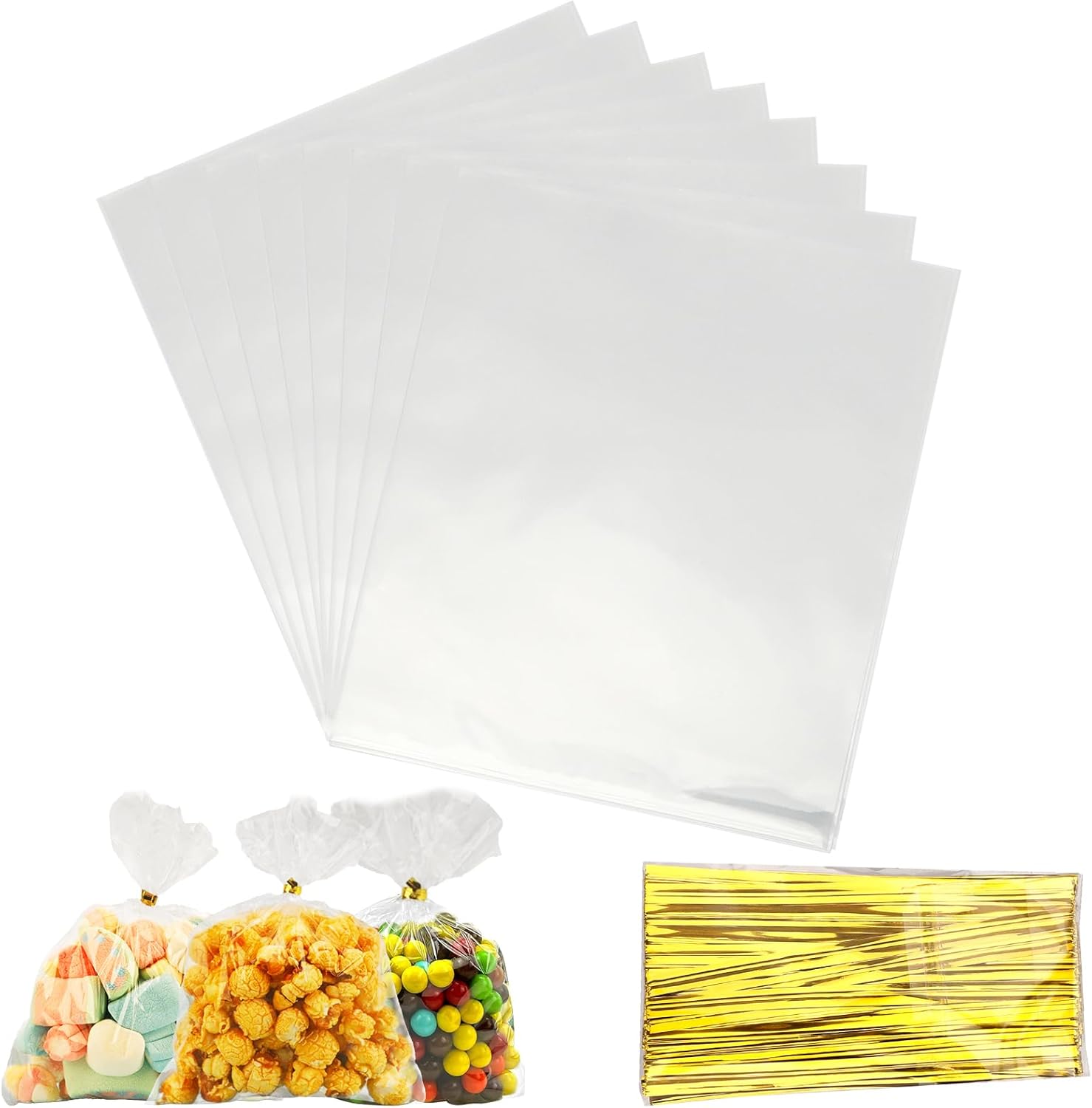 Sachet Bonbon,Sachet Plastique Transparent,Sachet Bonbons Anniversaire ...