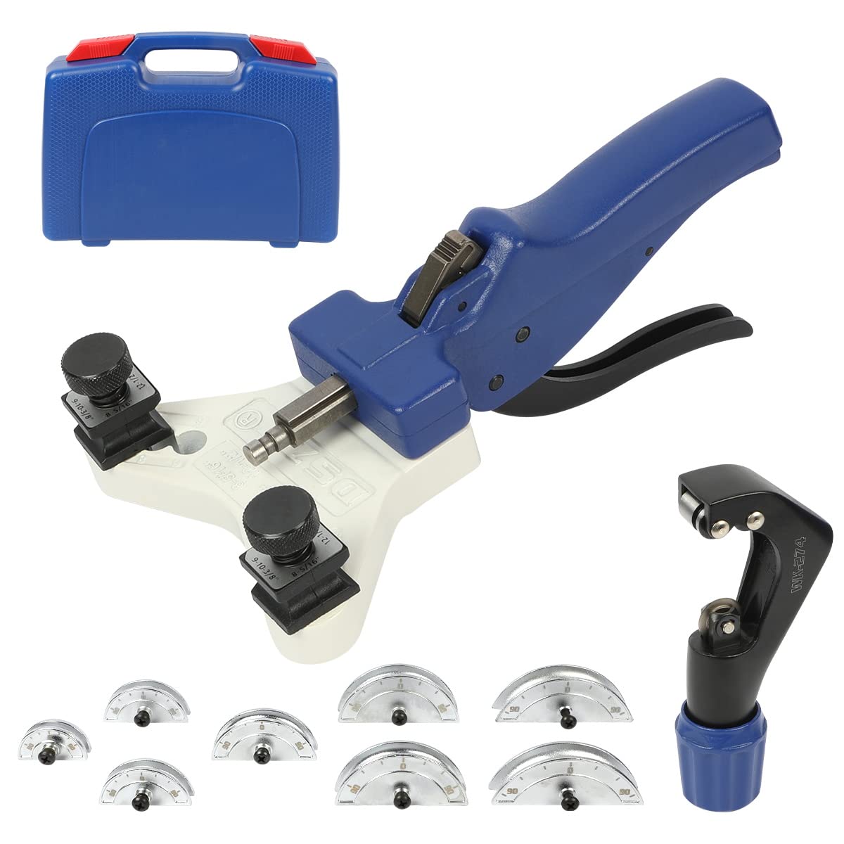 Snapklik.com : Pipe Bender 90 Tubing Bender 3/16",1/4",5/16",3/8", 1/2 ...