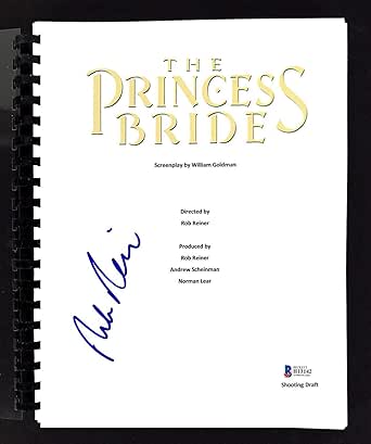 Rob Reiner Signed The Princess Bride Movie Script BAS #H13142 - Beckett ...