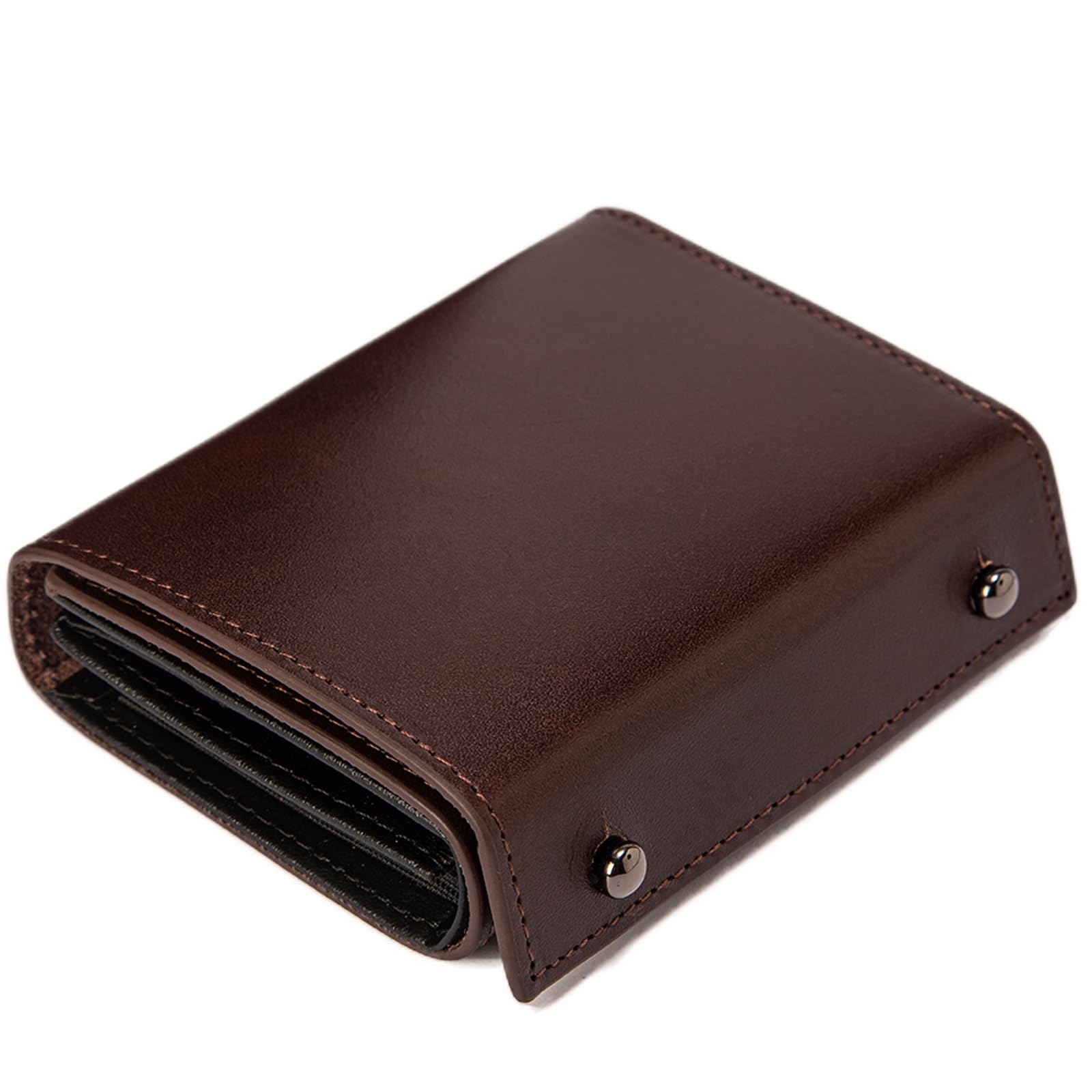 Amazon | [REENEW] 二つ折り財布 メンズ 2つ折り 栃木レザー プエブロ 牛革 大容量 ミニ財布 コンパクト箱型の小銭入れ 小さい財布 二つ折り 箱状です L字 レディース ...