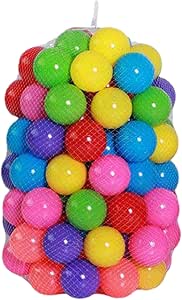 Mini Pool Balls, Ball Pit Balls 50 Pack, Playballs Colourful Pit Balls ...