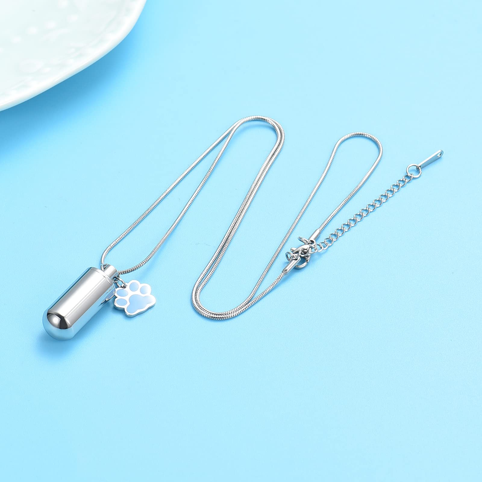 Snapklik.com : Oinsi Pet Cremation Necklace For Ashes