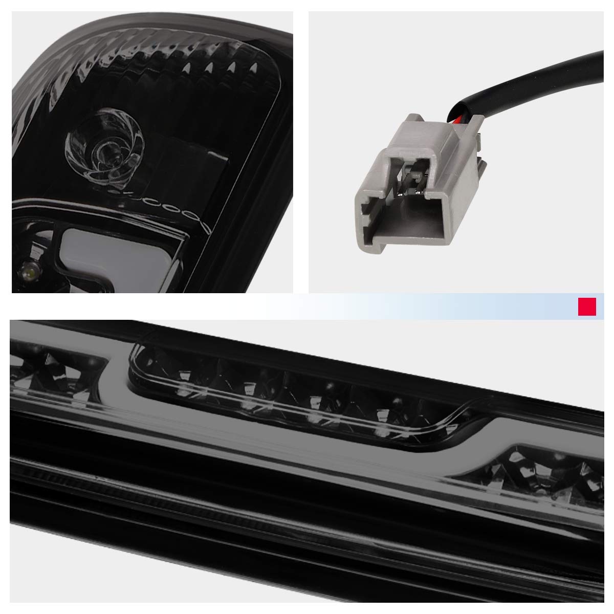 Snapklik.com : NUVISION LIGHTING 3BL-ZTL-005-SM Smoked Lens Red Super ...