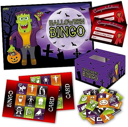 Halloween Party Game | HALLOWEEN BINGO | up to 20 Players |For Children ...
