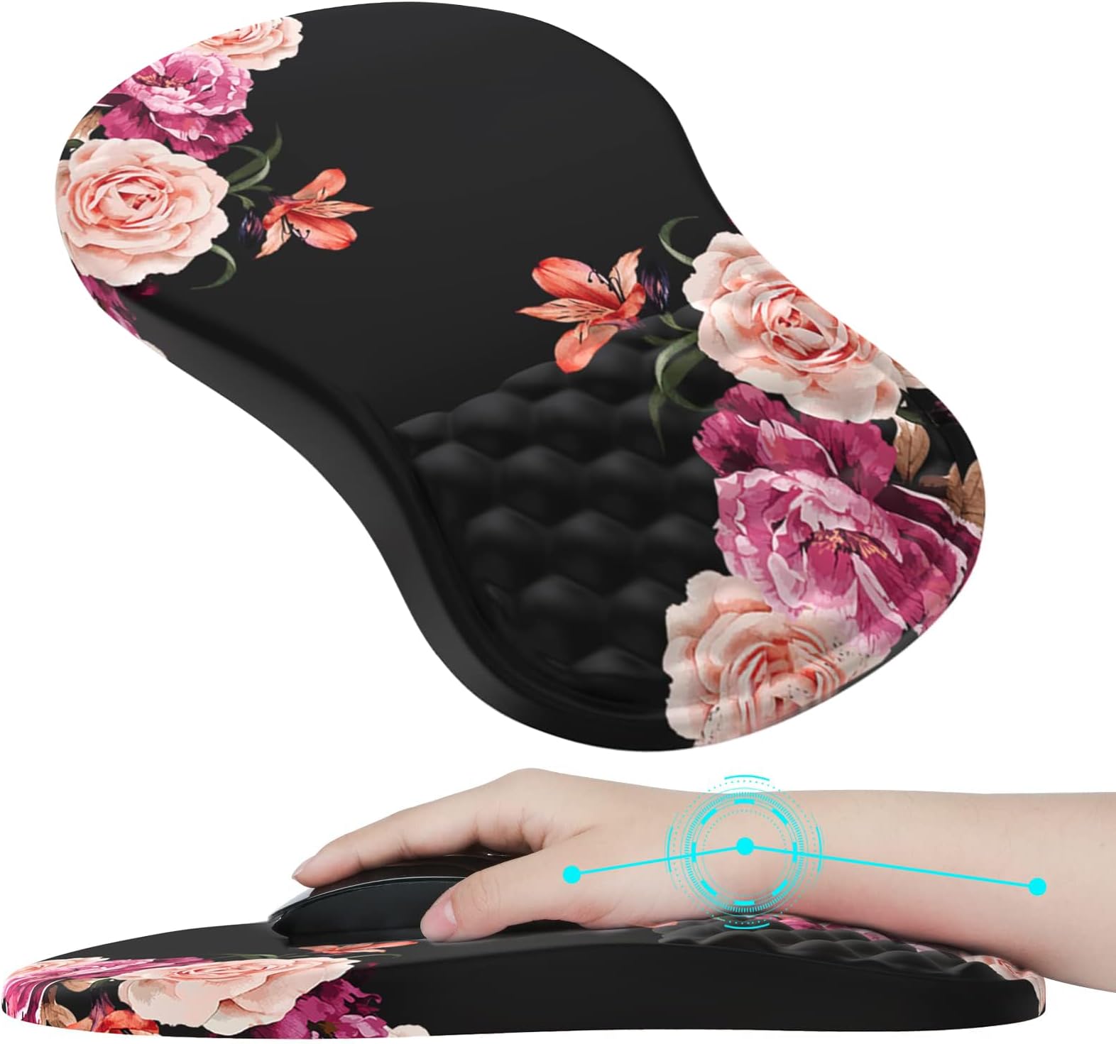 Amazon.com: iLeadon Ergonomic Mouse Pad Wrist Support with Massage ...