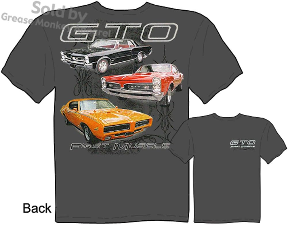 Amazon.com: SIZE Large 1965 1967 1969 GTO T Shirts Pontiac Gear 65 67 ...