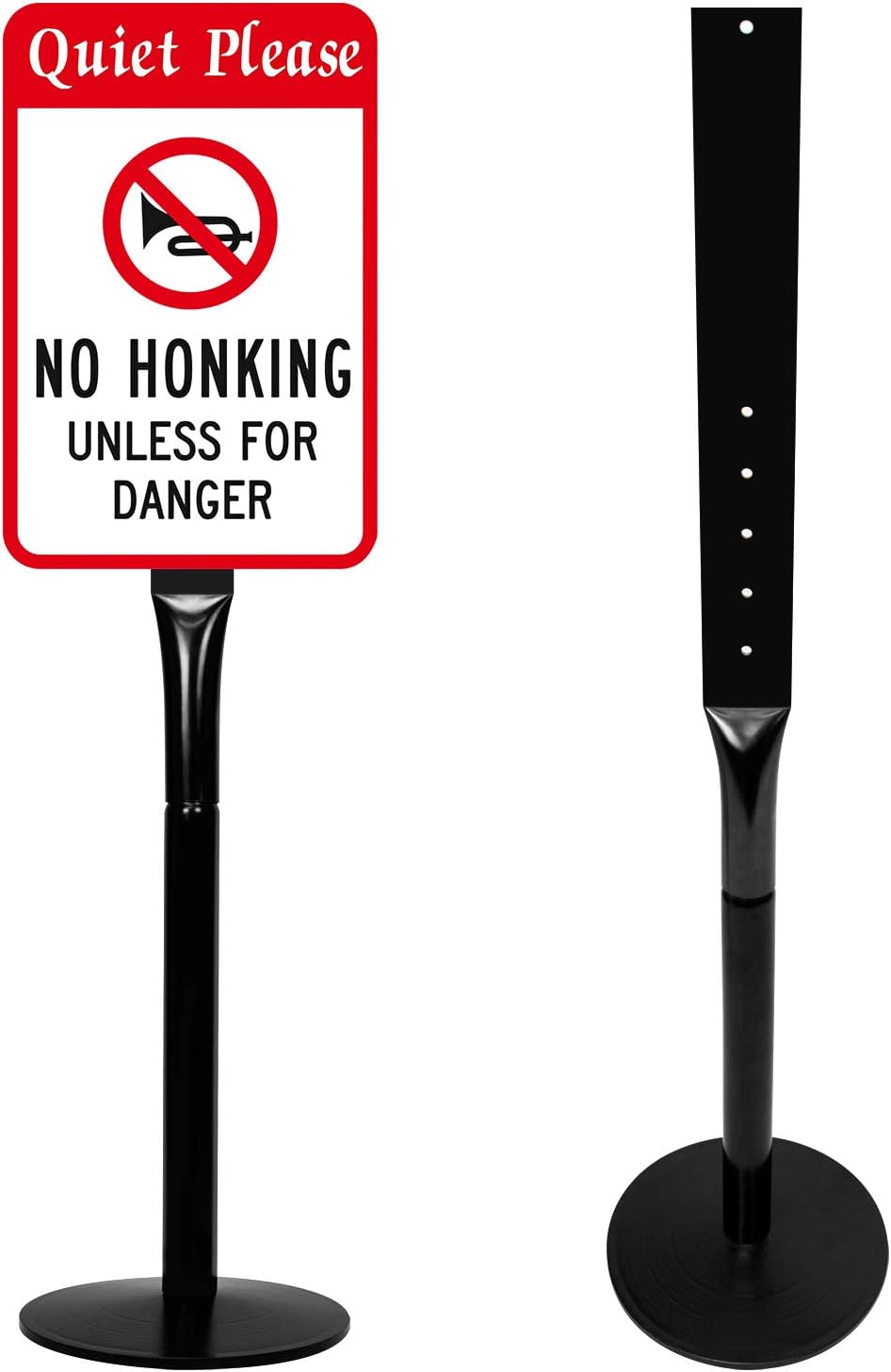 Amazon.com: Mutualsign Parking Sign Post 48" Heavy Duty Cast Iron ...