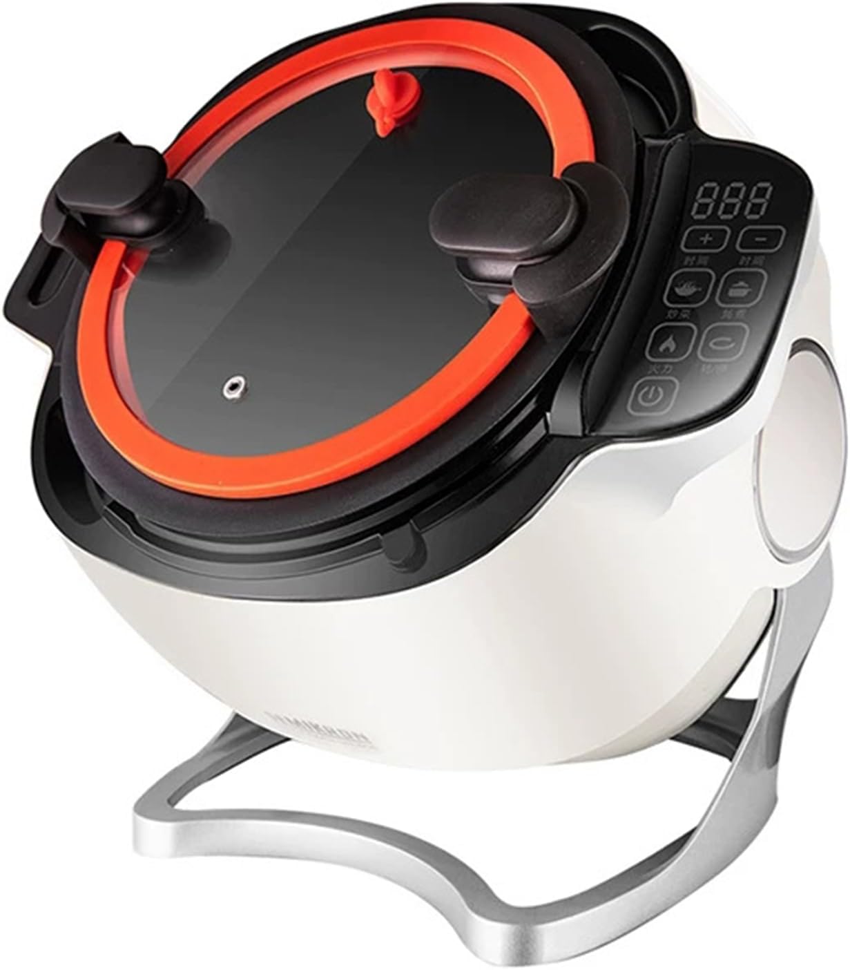 Amazon.com: 6L Automatic Cooking Machine, 2000W Electric Stir Fry Pot ...