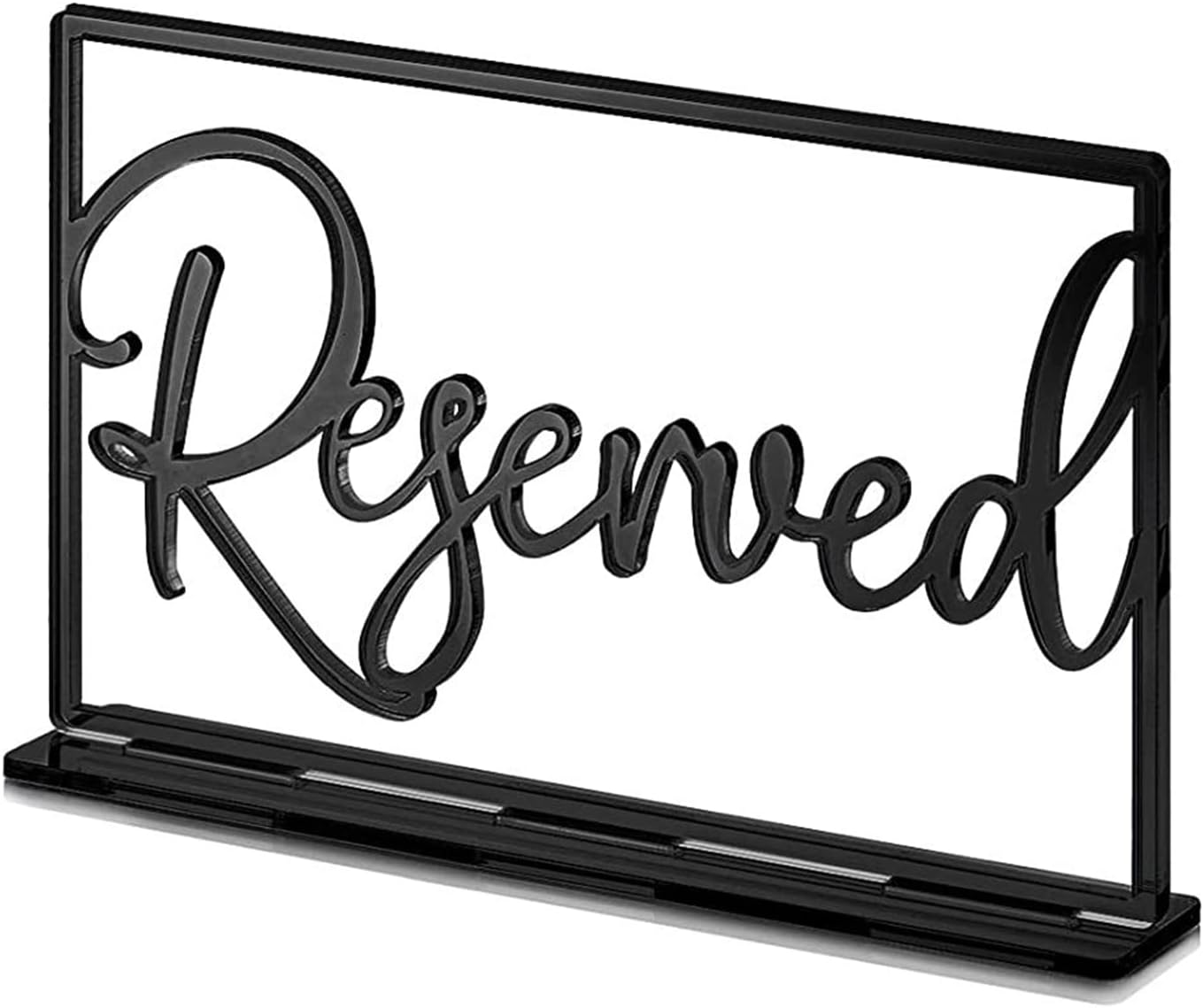 Amazon.com: Simple Reserved Acrylic Table Sign VIP Place Card For ...