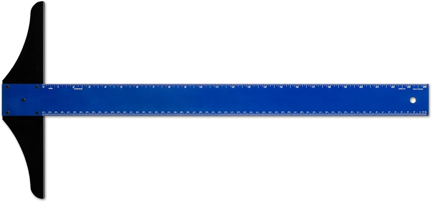 Amazon.com: Alumicolor 24-inch Professional Aluminum T-Square for Art ...
