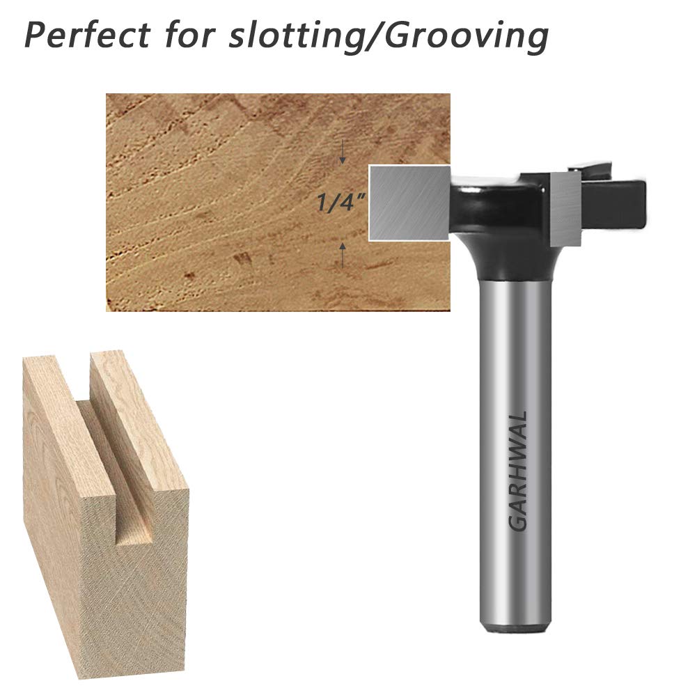 Snapklik.com : CNC Spoilboard Surfacing Router Bits, 1/4" Shank 1 ...