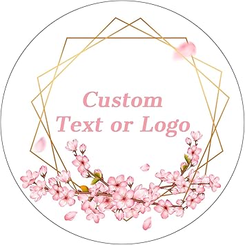 Amazon.com : Round Custom Stickers 150pcs Personalized Waterproof ...
