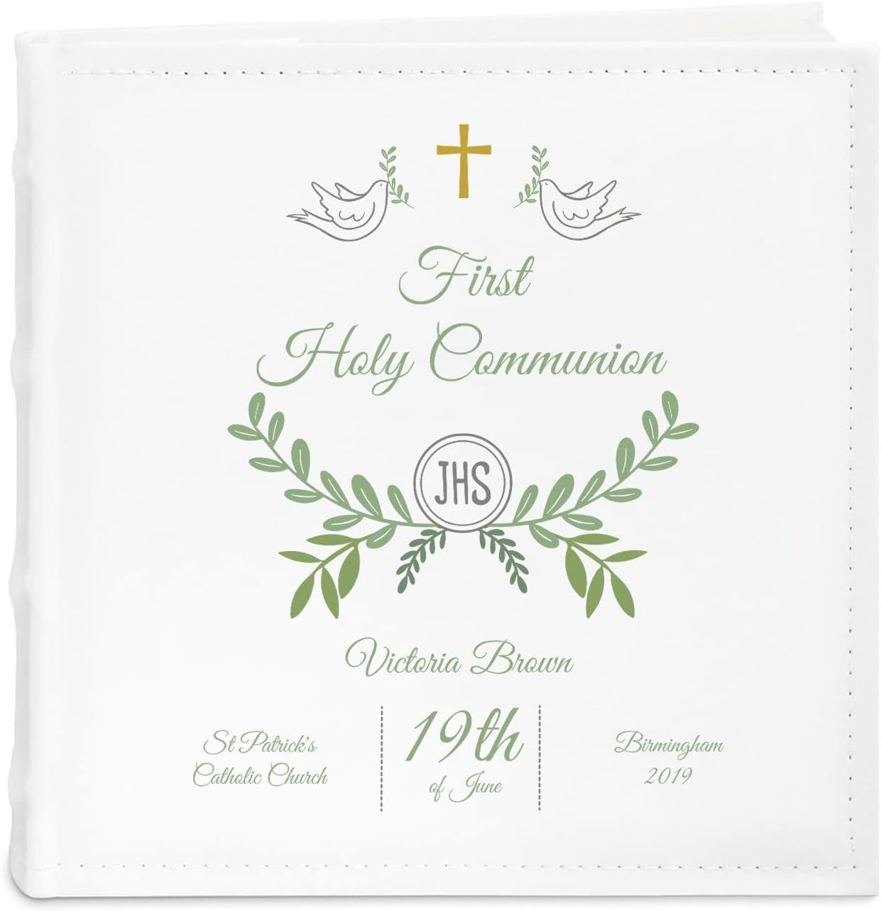 Amazon.com: Maverton Customized Slip-In Photo Album for child - Holy ...