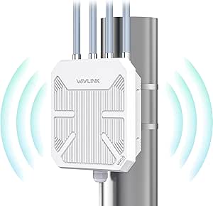 Amazon.com: AX3000 Long Range Outdoor WiFi 6 Mesh Extender with 4 ...