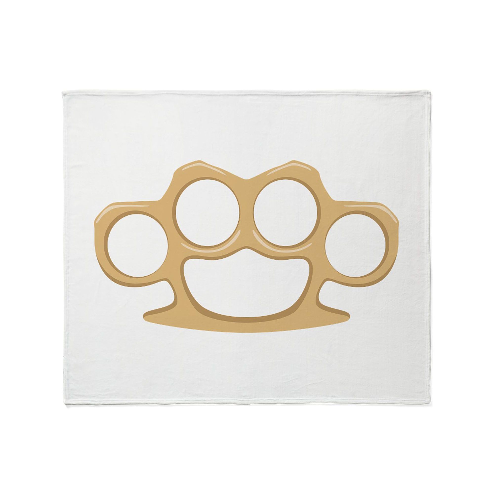 Amazon.com: CafePress Brass Knuckles Throw Blanket Super Soft Fleece ...