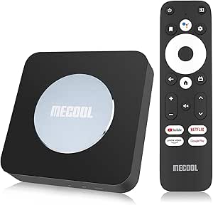 Android TV Box, MECOOL KM2 Plus 2GB 16GB Smart TV Box with Netflix ...