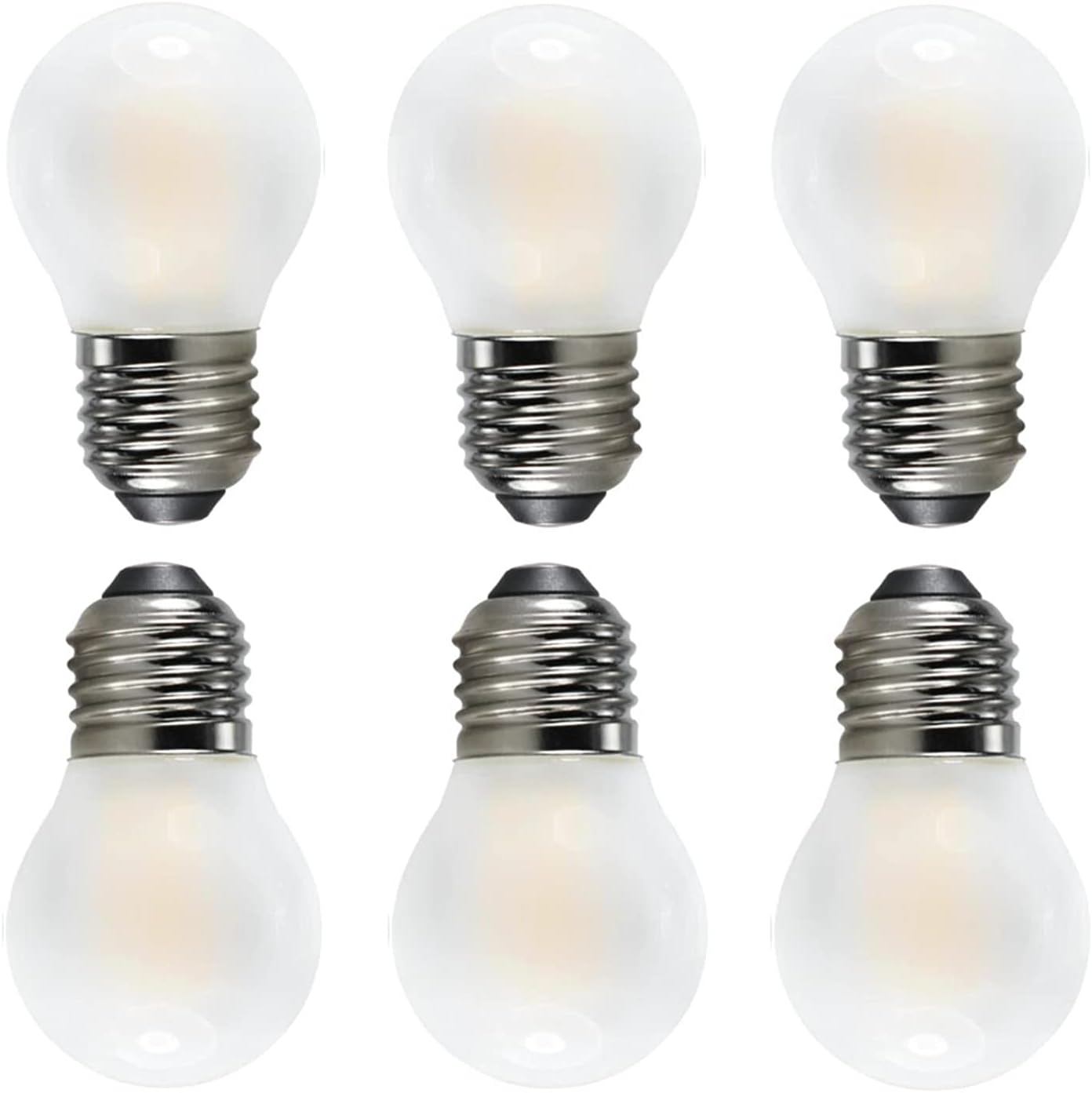 4W G45 Dimmable LED Filament Bulb G45 LED Vintage Edison Bulbs E26/E27 ...