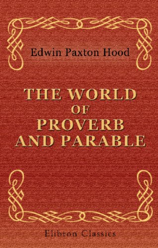Amazon.co.jp: The World of Proverb and Parable: With an introductory ...