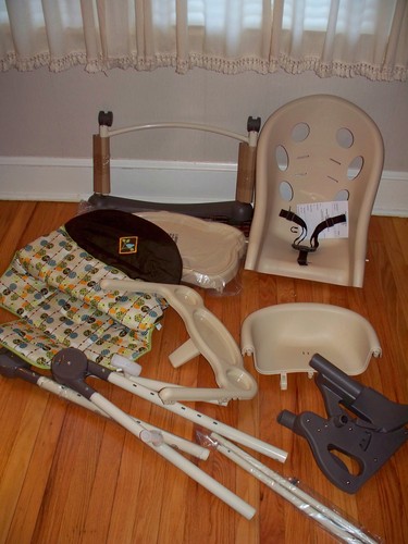 Amazon.com : Safety 1st AdapTable High Chair, Eiffel Rose : High Chairs ...