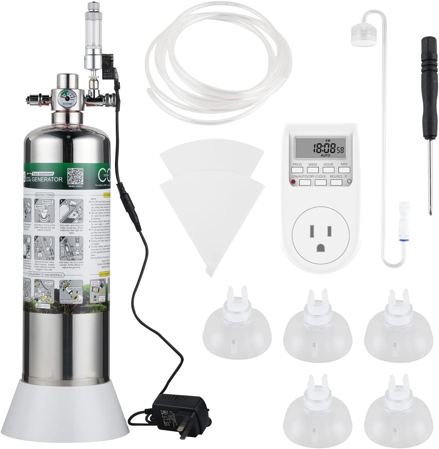 4L CO2 Generator System for Plants and Aquarium Nepal | Ubuy