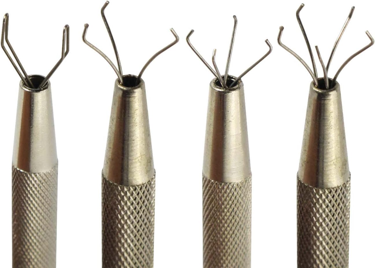 Amazon.com: SE 862PT4 Jeweler's Pick Up Tool Set in a Wooden Box(4 ...