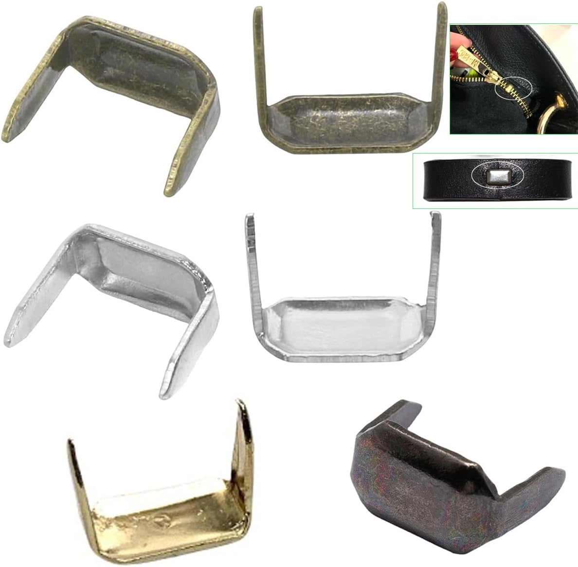 Amazon.com: DraCra 240 Pack Belt Loop Staples with Two Prong Pin Claws ...