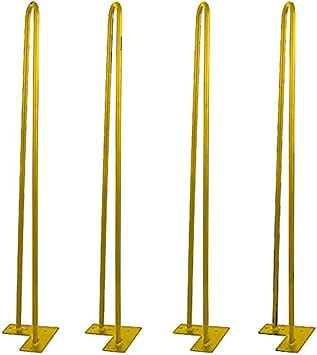Ventuos® 28 Inch 10 Mm Heavy & Durable Hairpin Legs, Two-Rod Metal Hair ...
