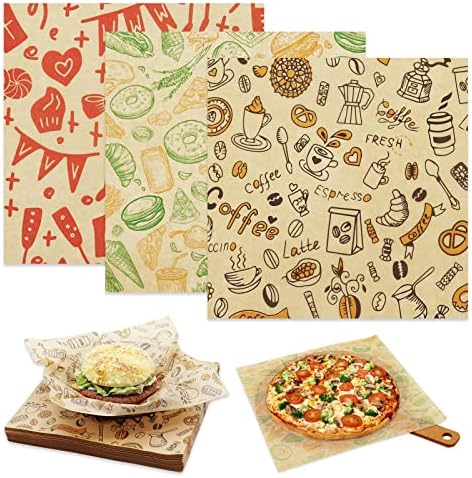 Amazon.com: Food Paper Sheets 8"x12" - 300Pcs Paper Liners for Plastic ...