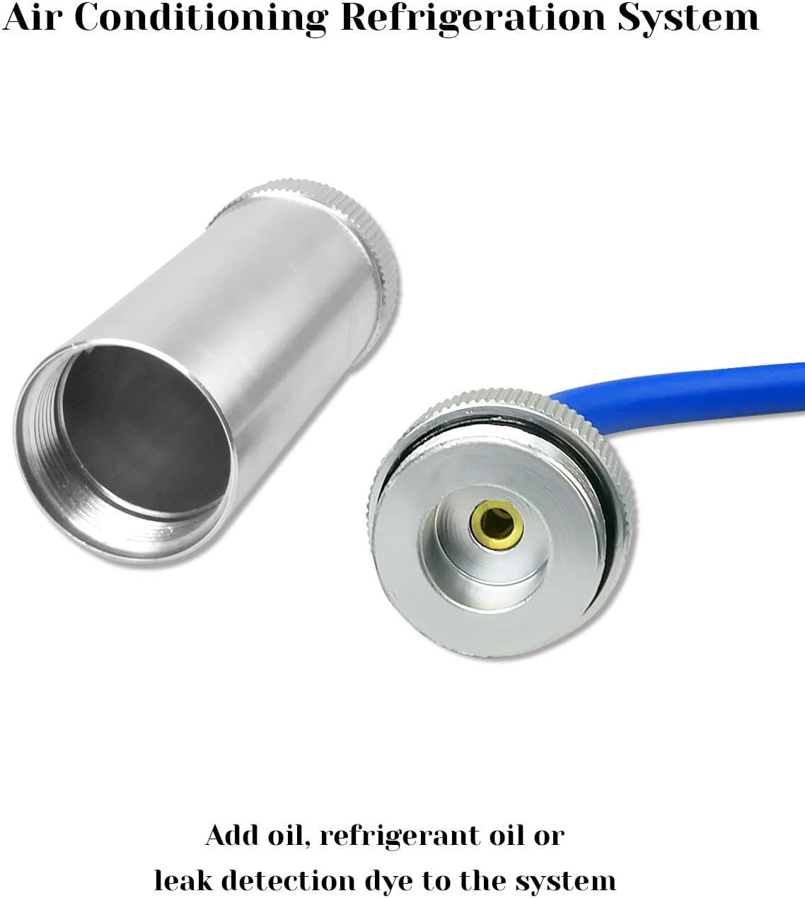 Buy AC Oil Dye Injector, R134A Compressor Oil Injector Kit with Snap ...