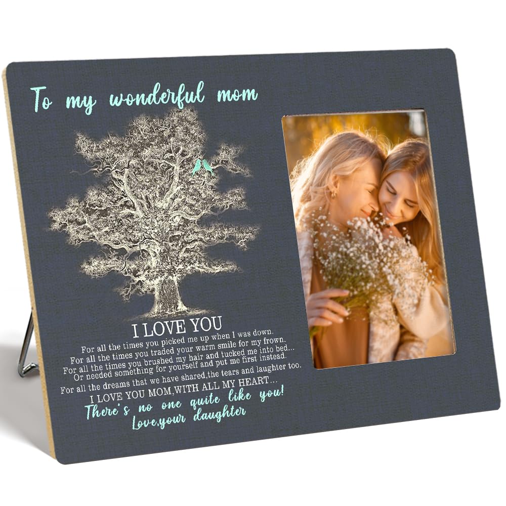 Mom Picture Frame,Mom Gift from Daughter,Birthday Day Gift for Mom from ...