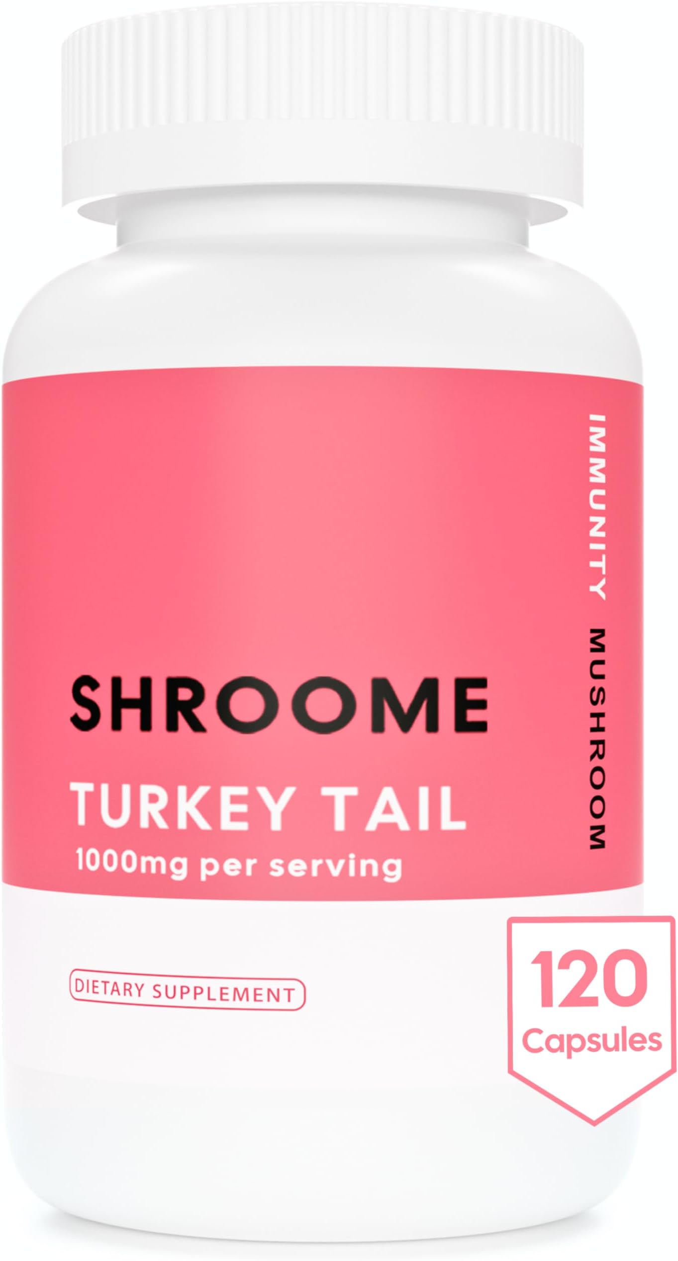 Amazon.com: SHROOME Turkey Tail Mushroom Capsules - 120 Capsules ...