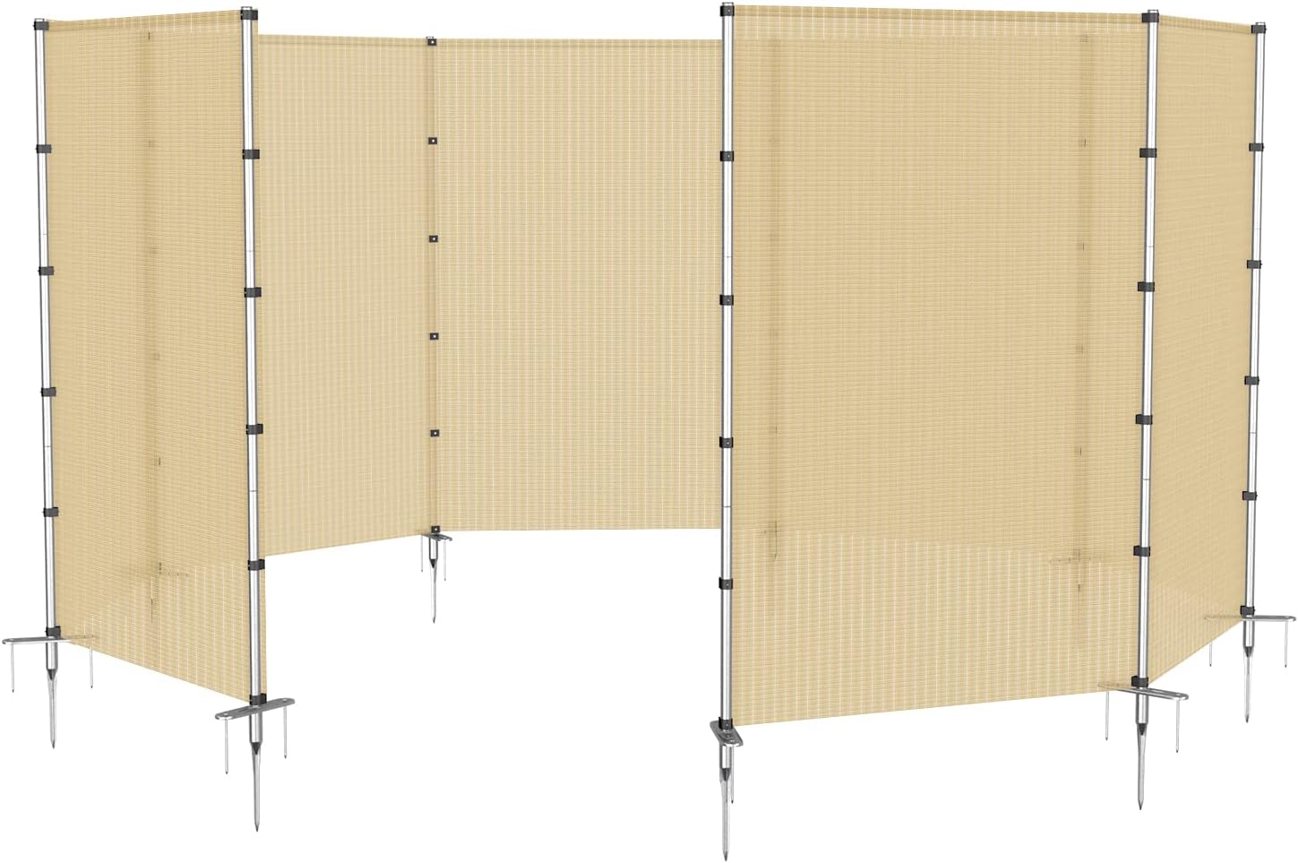 Amazon.com : TANG Outdoor Privacy Fencing with Poles Ground Spikes Dog ...