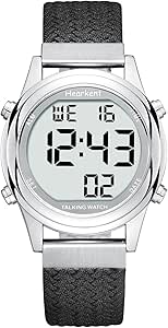 Amazon.com: Hearkent Digital Talking Watch for Ladies with American ...