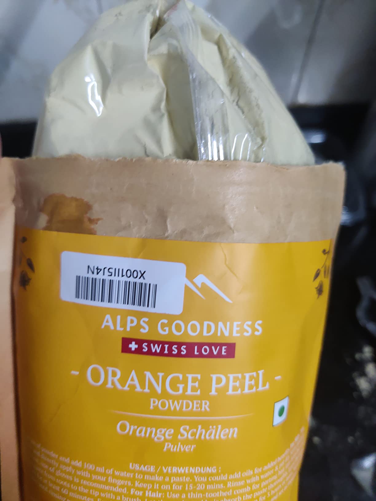 Alps Goodness Orange Peel Powder for Skin & Hair (250 g) - Helps in ...