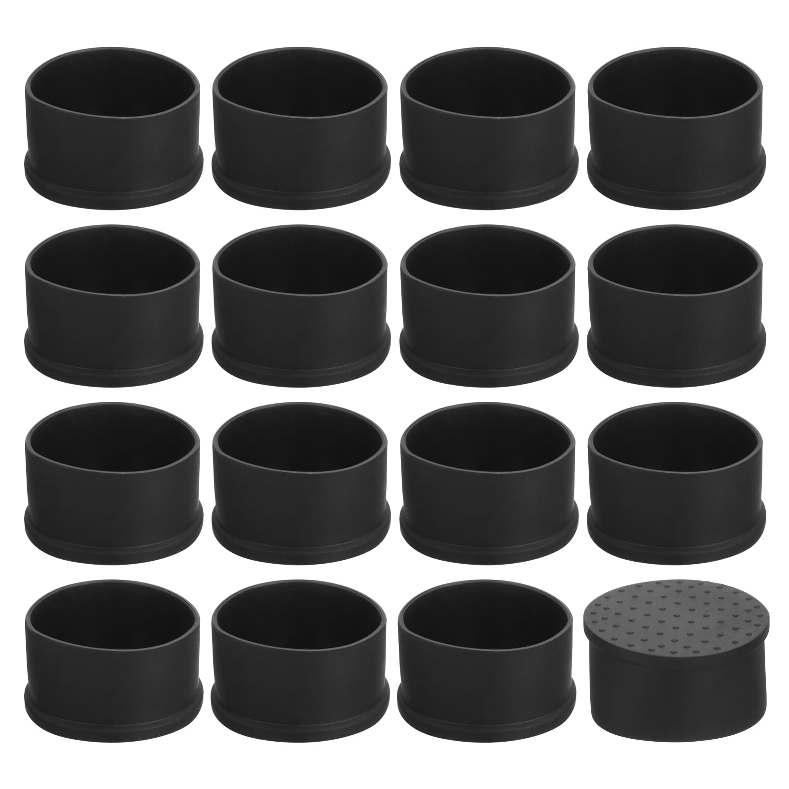 uxcell 28Pcs Chair Leg Caps, 50mm (2 Inch) Non-Marking PVC Chair Leg ...