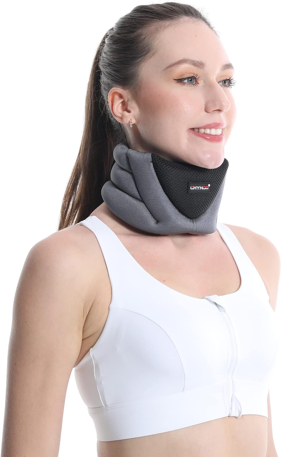 Amazon.com: CHYHOO Soft Neck Brace Cervical Collar for Neck Pain and ...