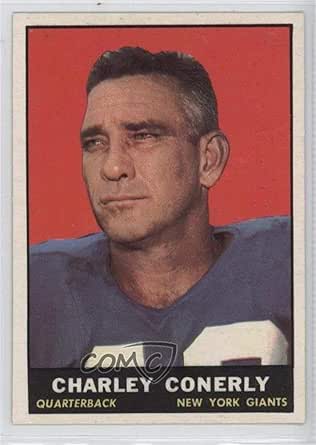 Amazon.com: Charlie Conerly (Football Card) 1961 Topps - [Base] #85 ...