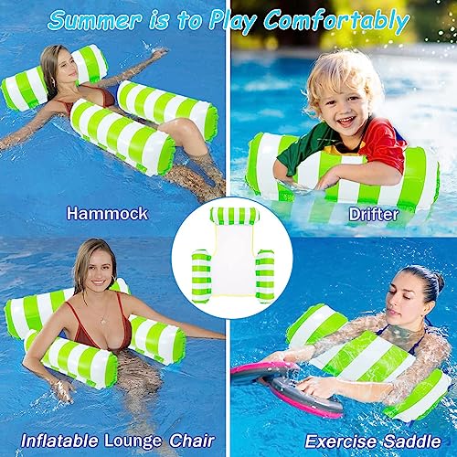 Inflatable Pool Floats Water Hammock, Pool Inflatable Pool Hammock ...