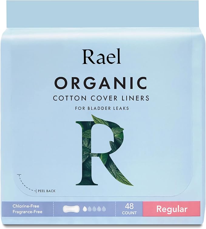 Amazon.com: Rael Organic Incontinence Liners Regular - Organic Bladder ...